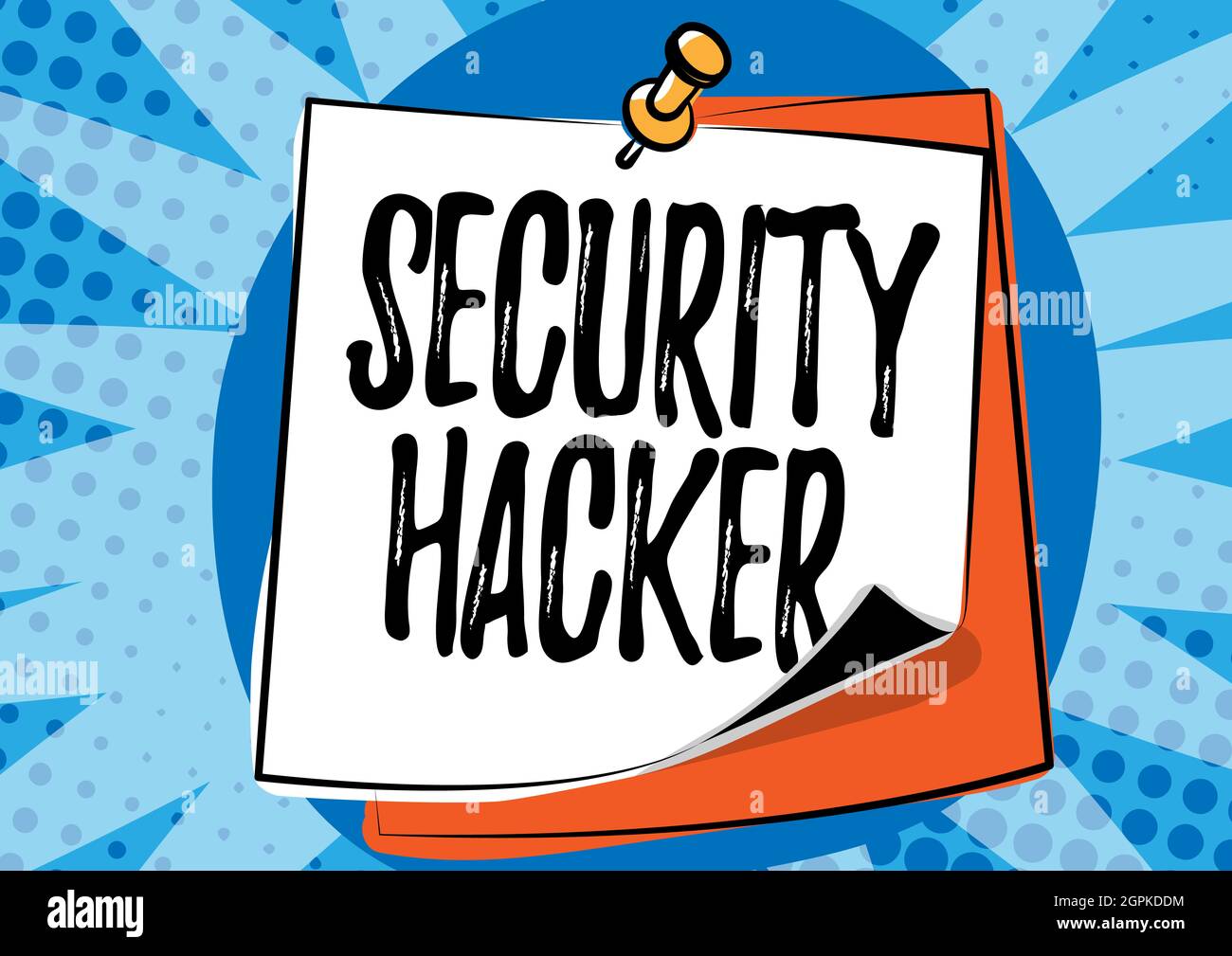 Text sign showing Security Hacker. Business showcase someone who ...