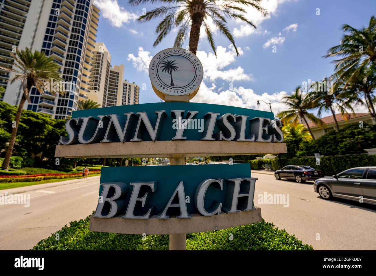 Welcome to miami beach sign hi-res stock photography and images - Alamy
