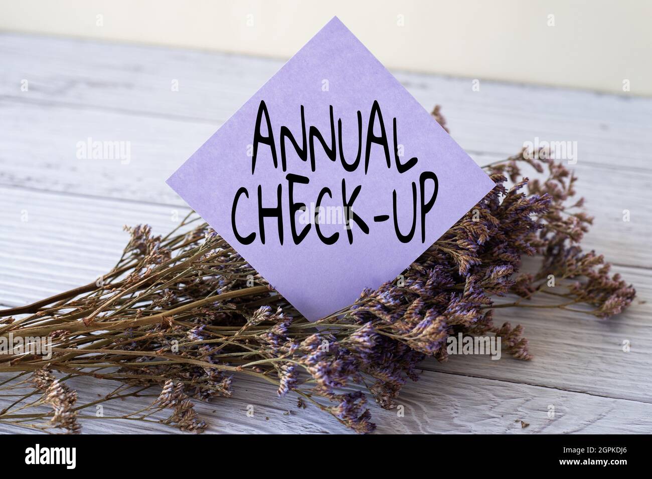 Inspiration showing sign Annual Check Up. Word for a thorough physical ...