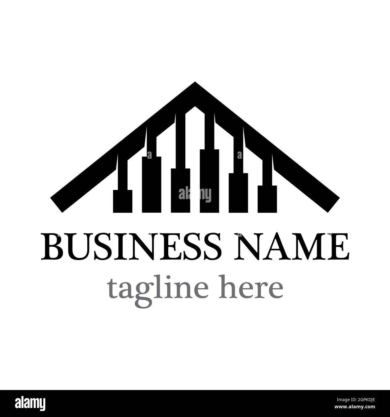 House estate design logo Cut Out Stock Images & Pictures - Alamy