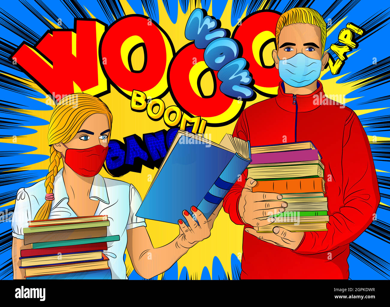 Hit The Books Clip Art