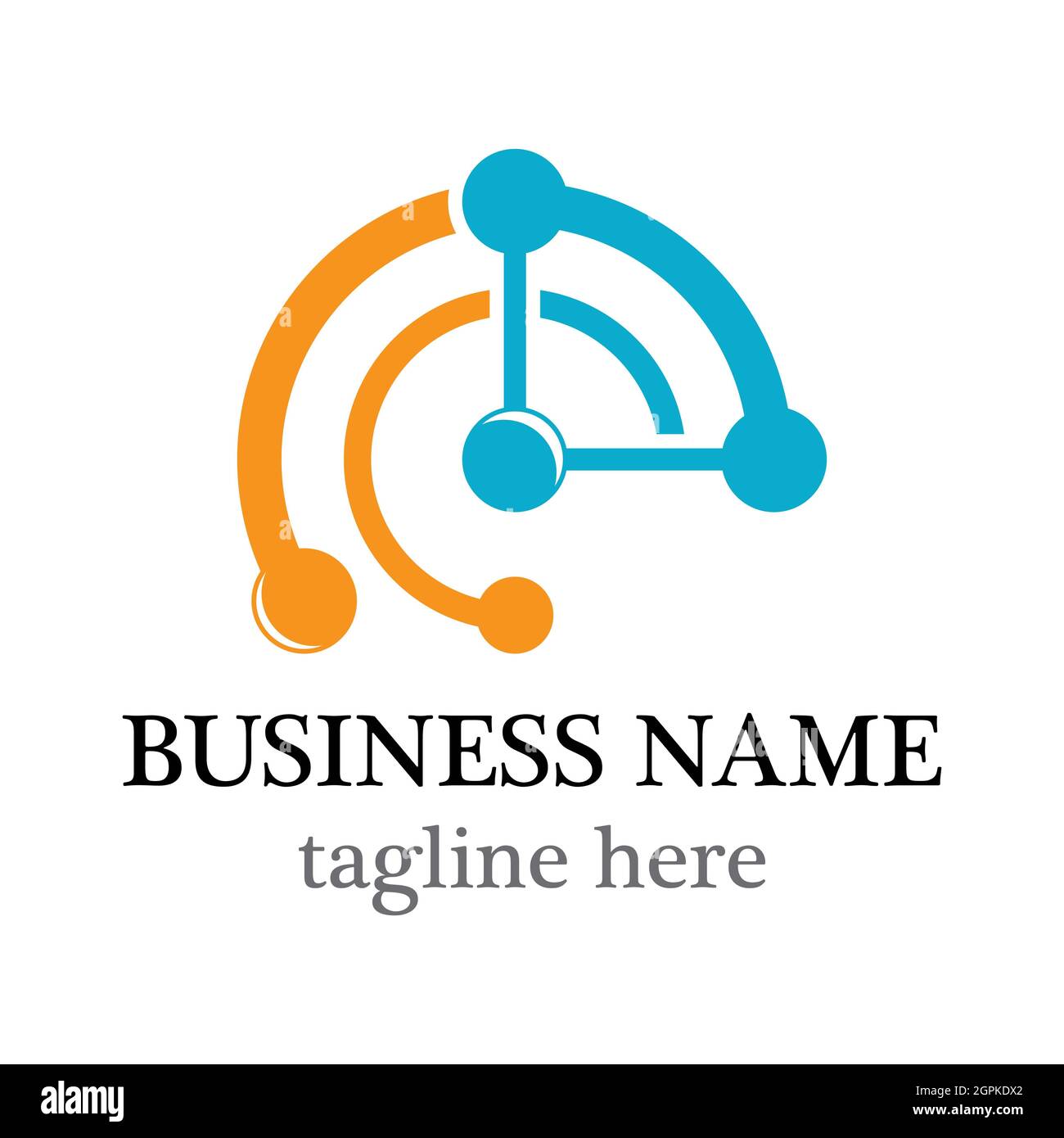 Net logo design hi-res stock photography and images - Alamy