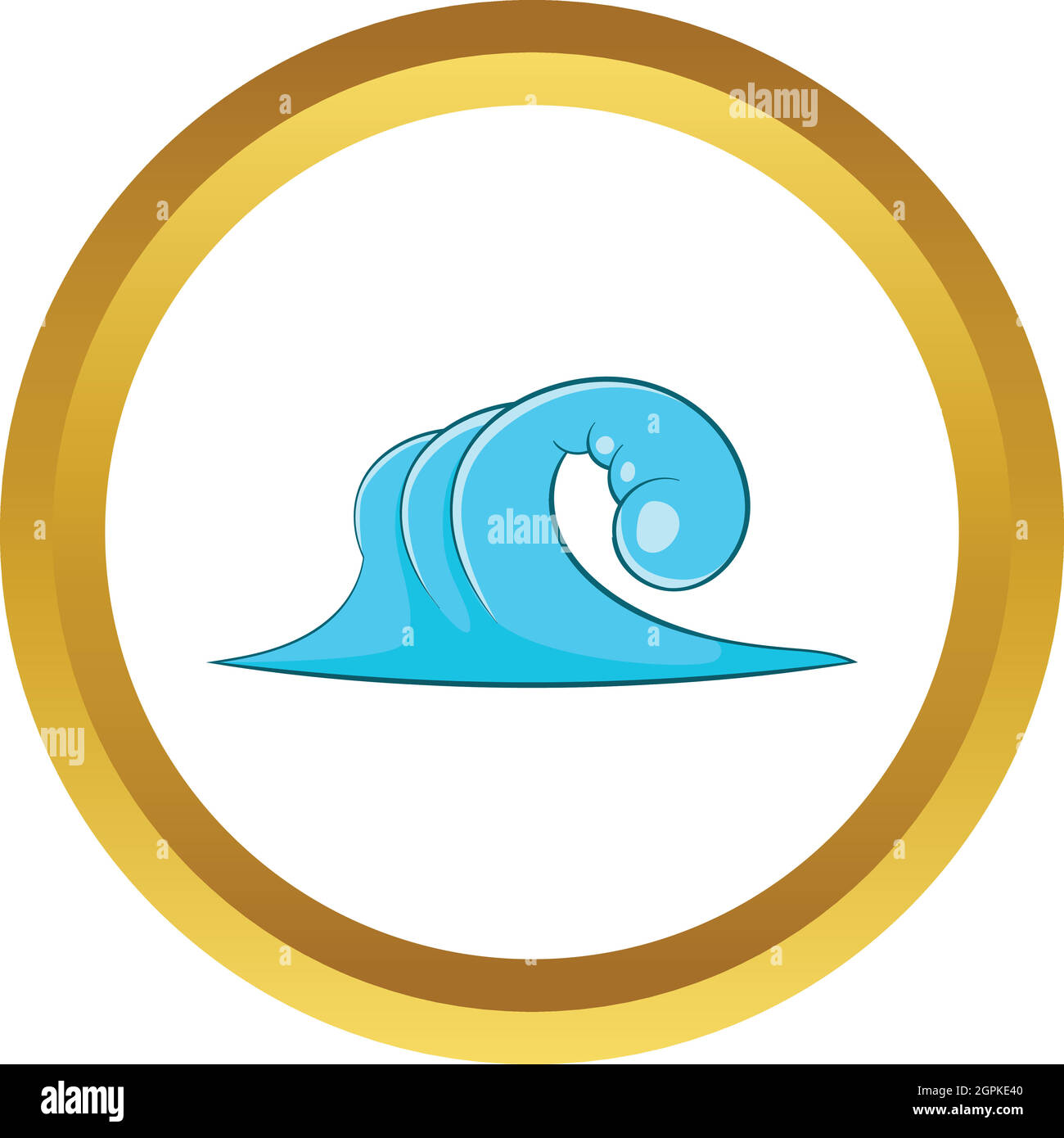 High ocean wave vector icon Stock Vector Image & Art - Alamy