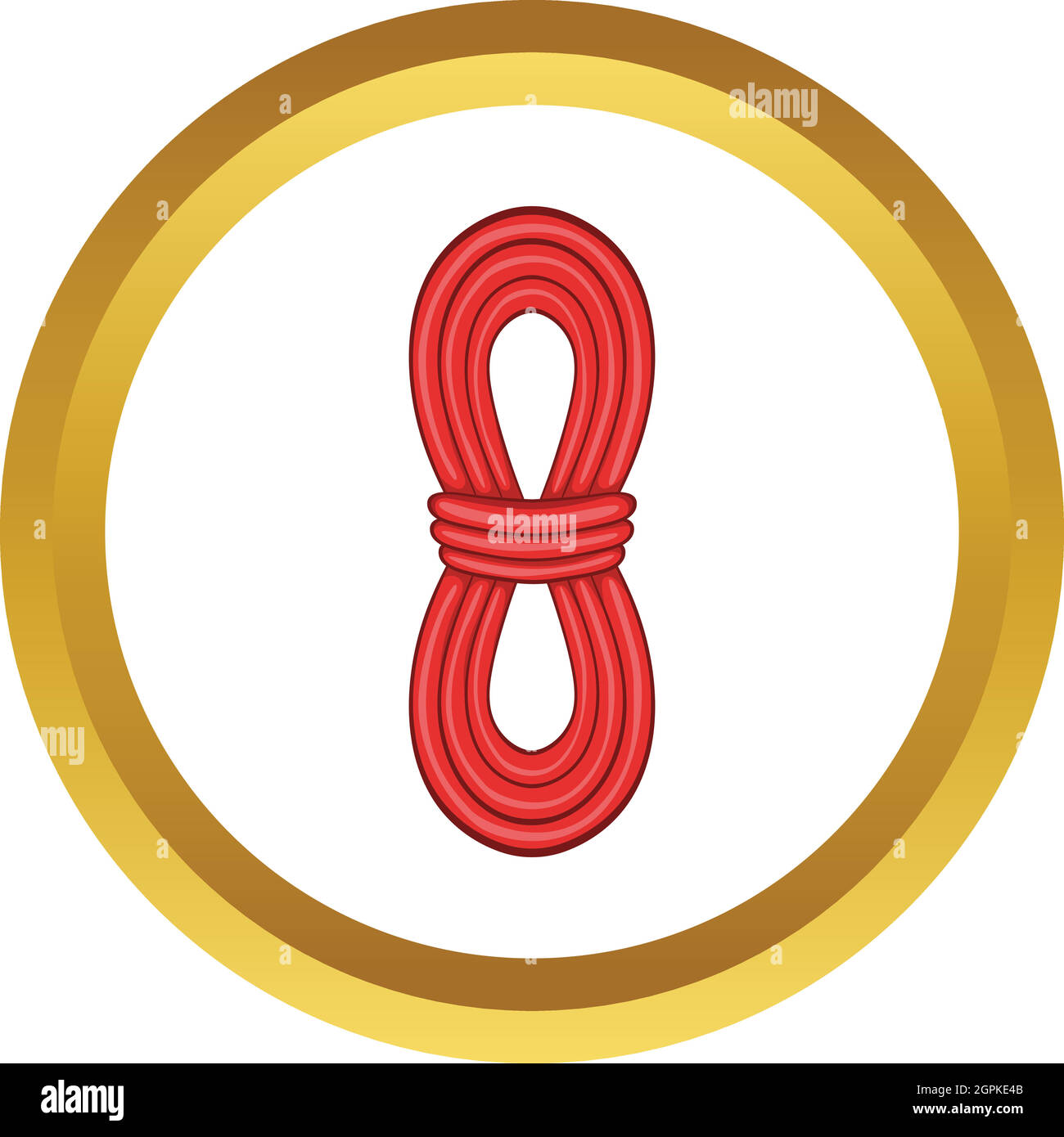 Climbing gear knot Stock Vector Images - Alamy