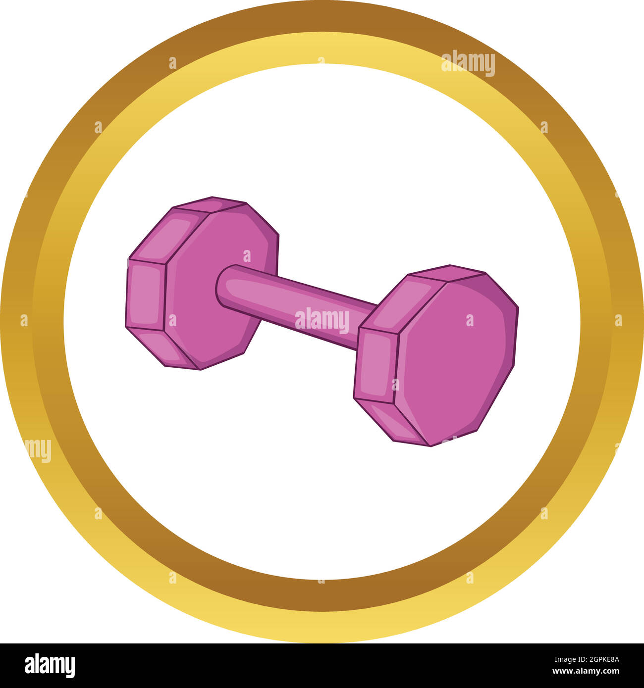 Cartoon dumbbell weight gym equipment hi-res stock photography and ...