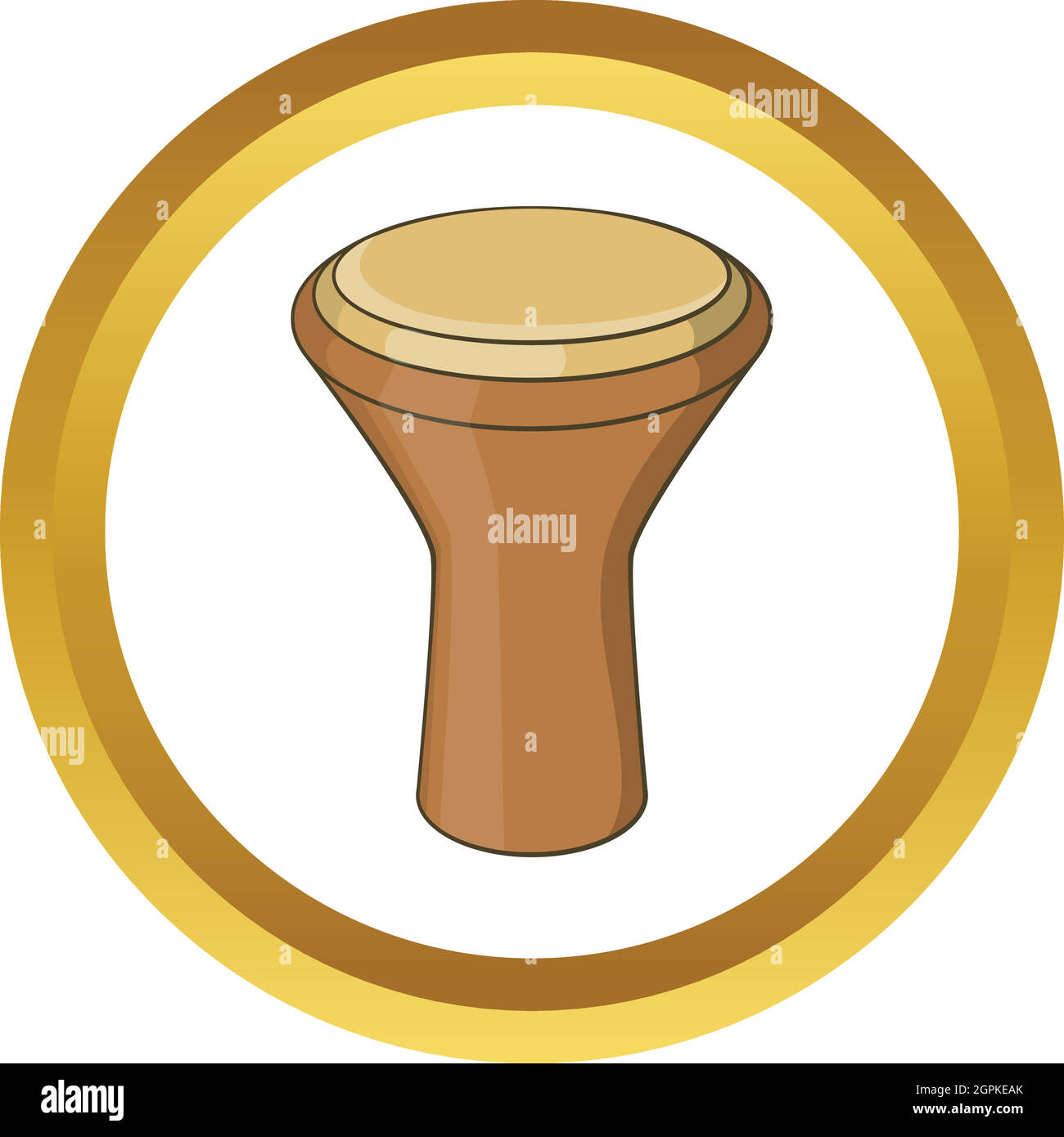 Folk percussion instrument Stock Vector Images - Alamy