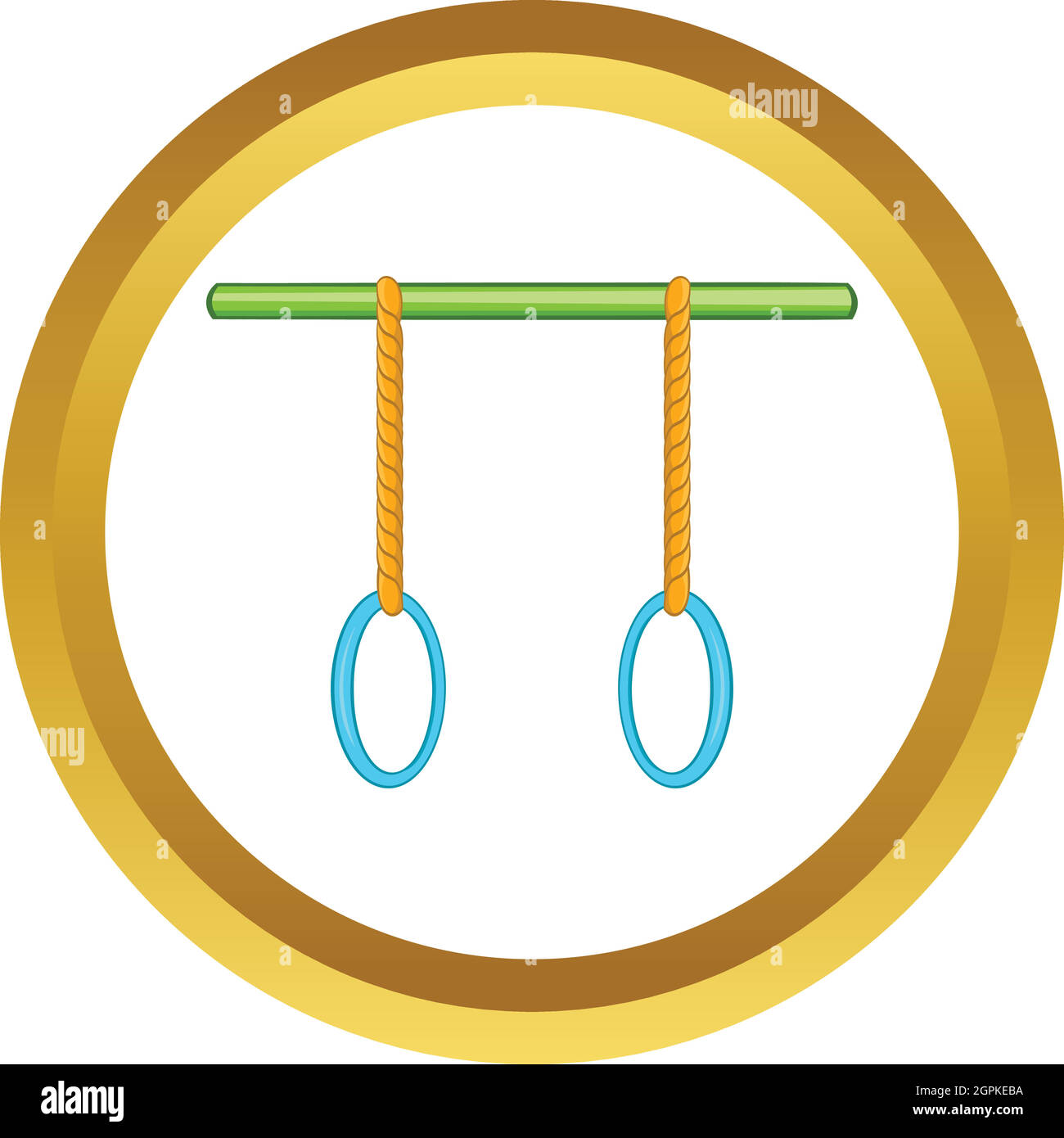 Athletic rings vector icon Stock Vector Image & Art - Alamy