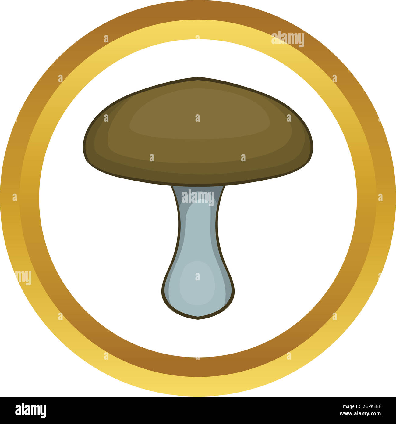 Mushroom vector icon Stock Vector Image & Art - Alamy