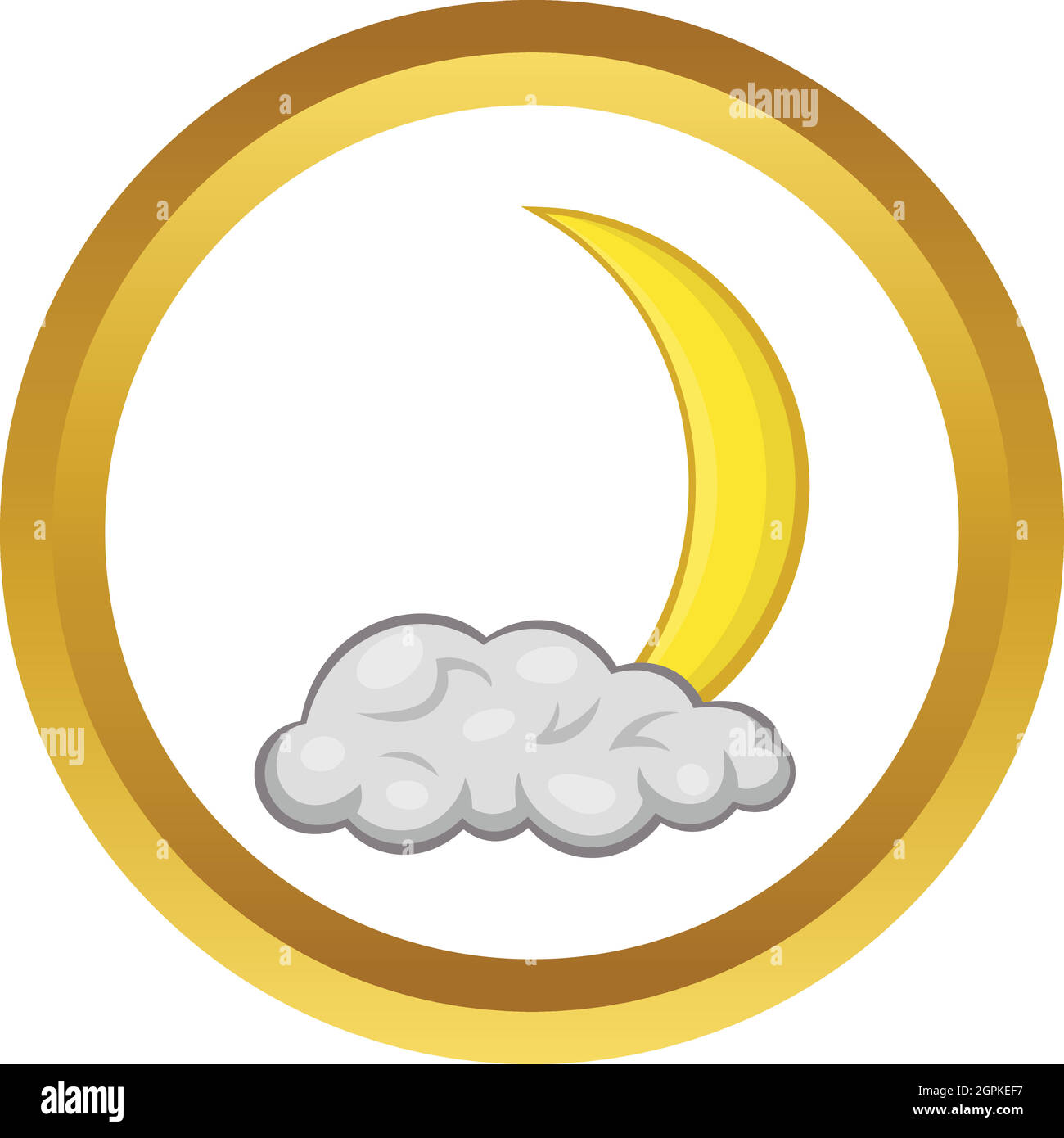 Cloud science icon vector Stock Vector Images - Alamy