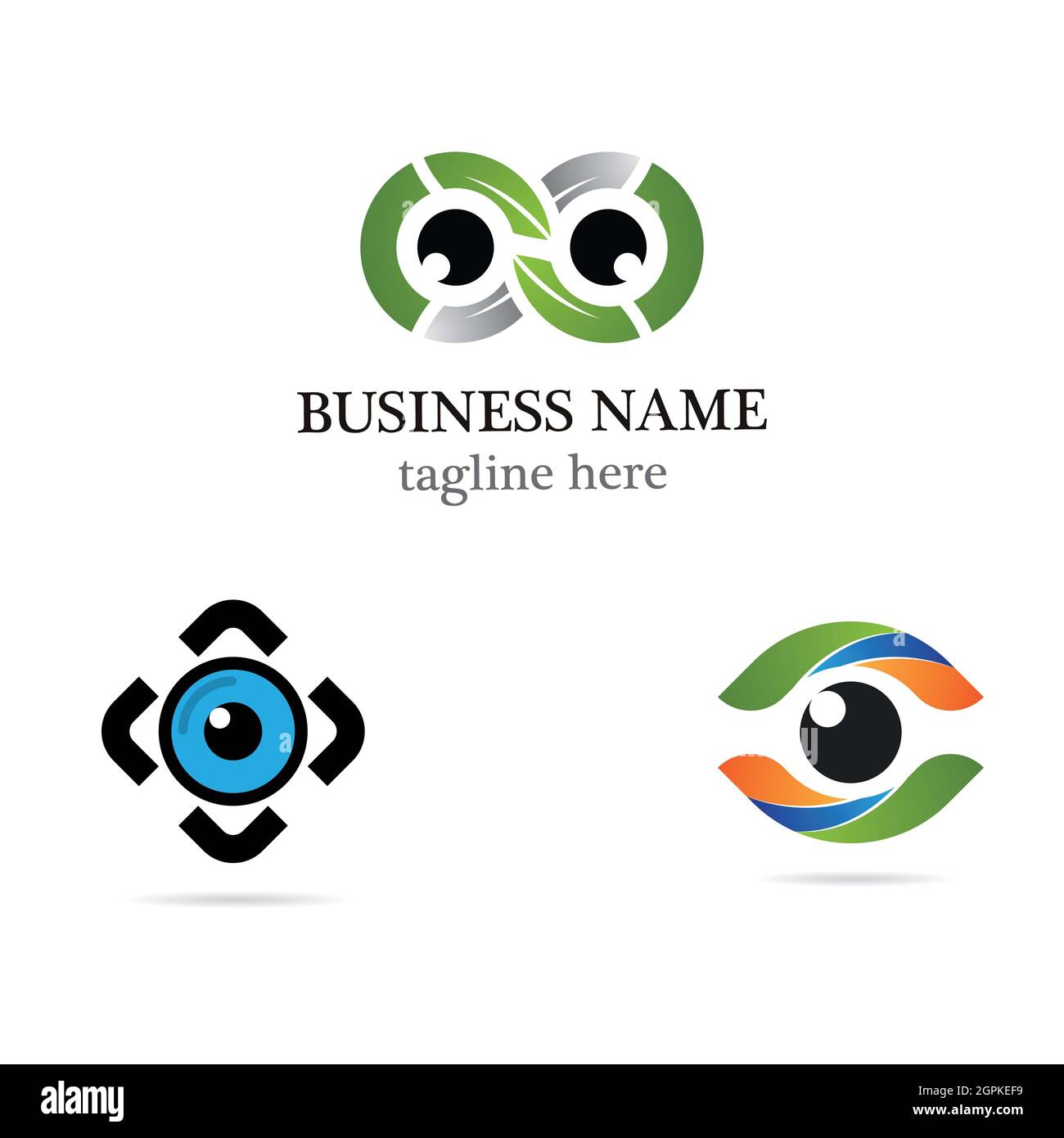 Flat eye design Cut Out Stock Images & Pictures - Alamy