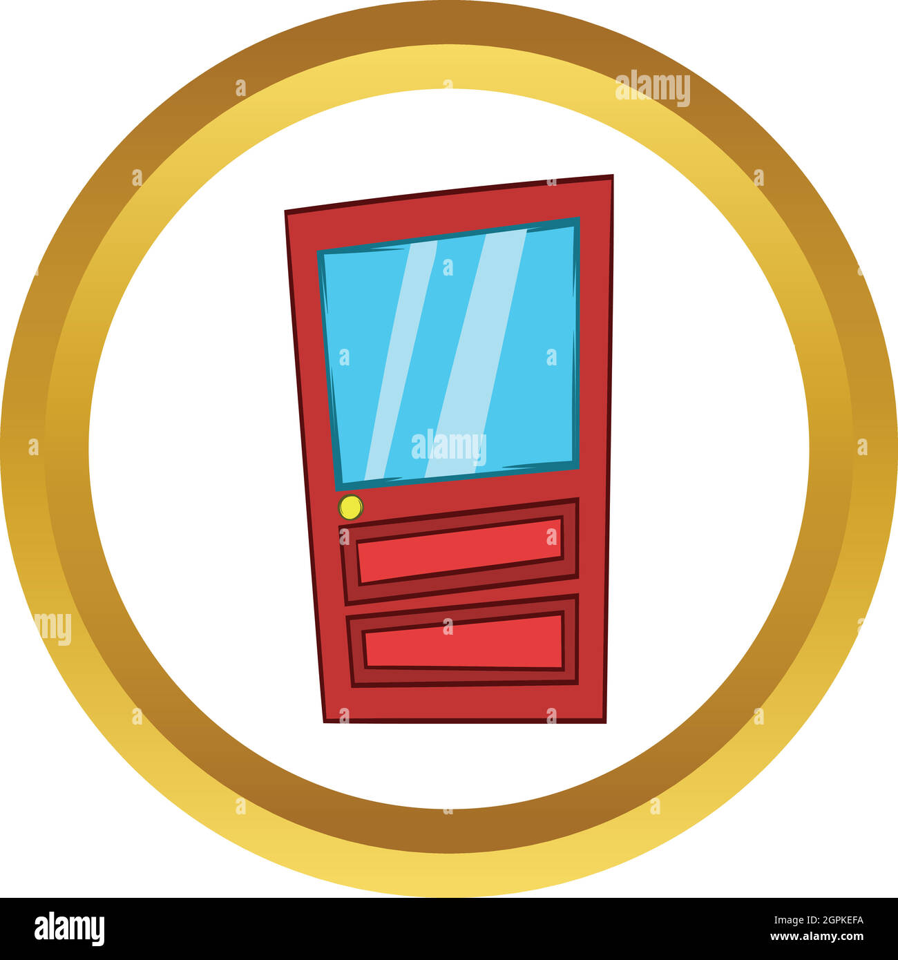 Office door icon cartoon Stock Vector Images - Alamy