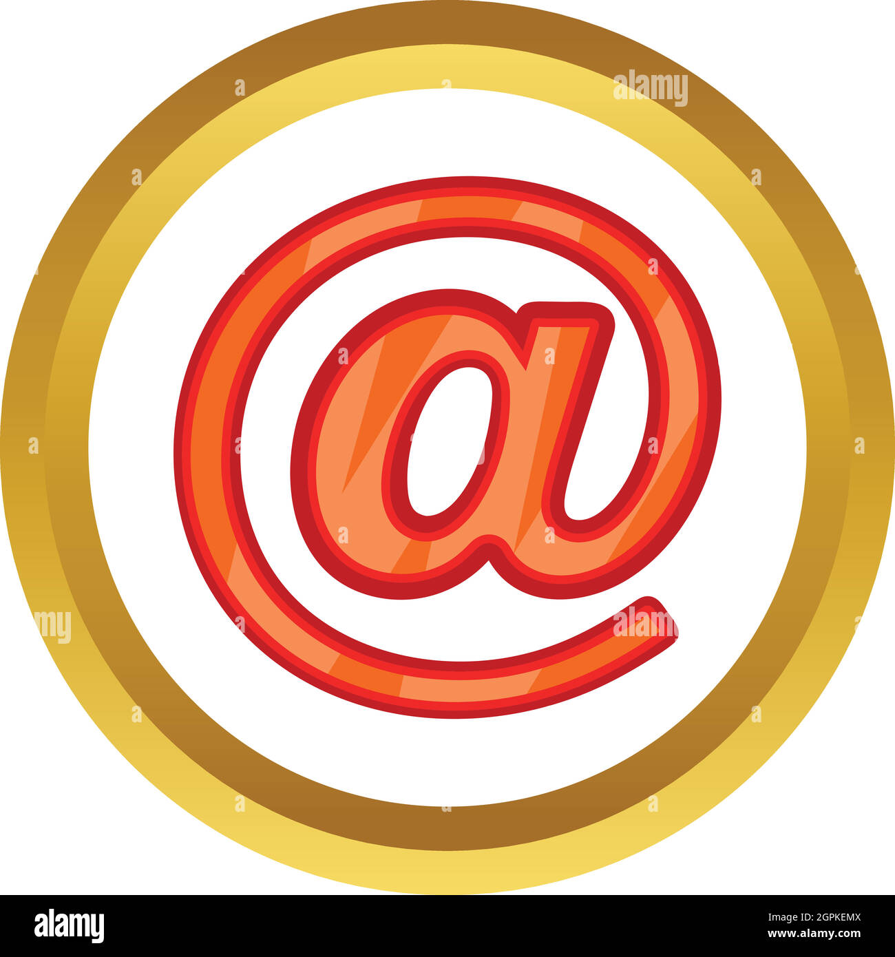 Sign e-mail vector icon Stock Vector Image & Art - Alamy