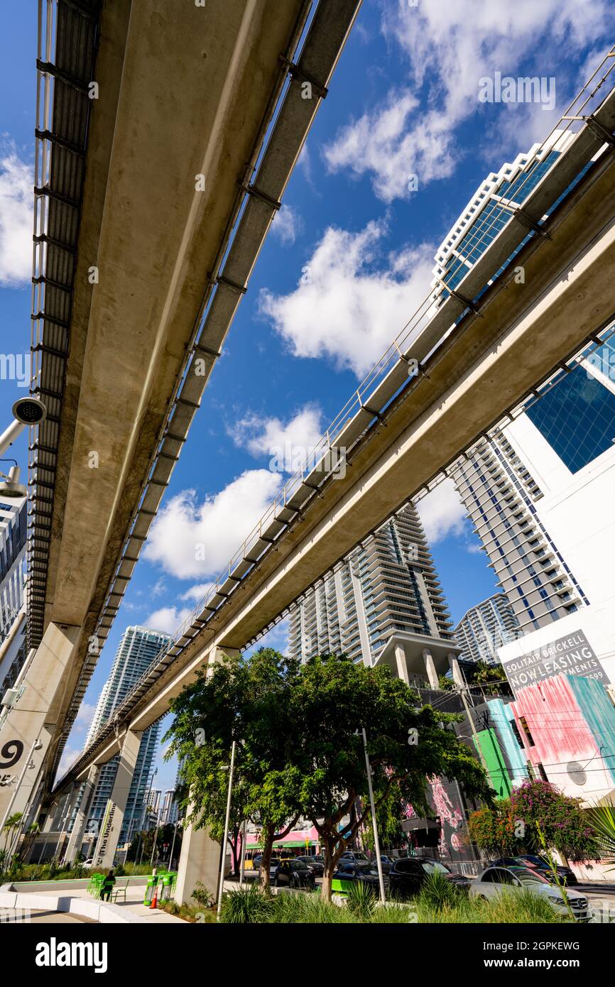 Brickell, FL, USA - September 26, 2021: Photo of the new Underline ...