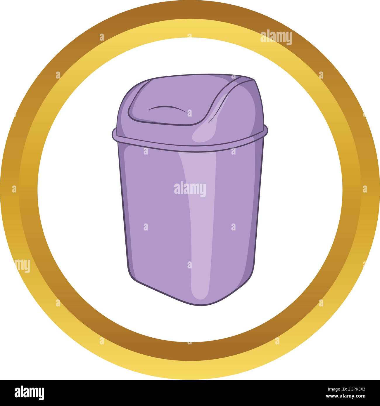 Toilet trash vector icon Stock Vector Image & Art - Alamy
