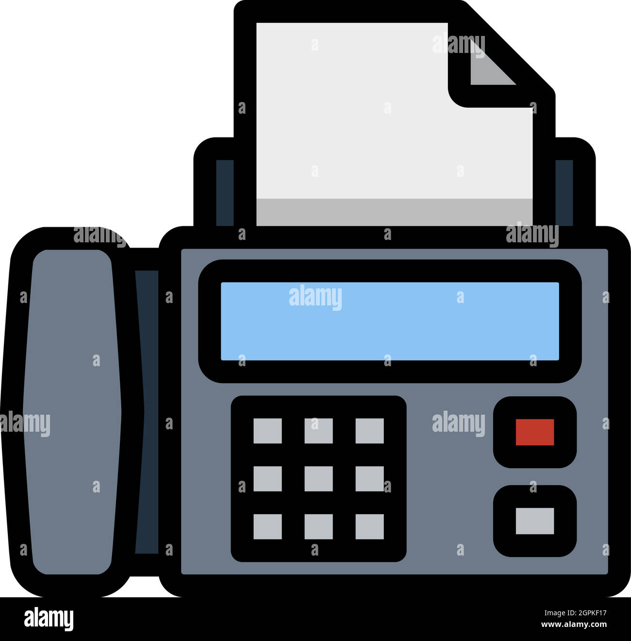 Fax machine icon Stock Vector Images - Alamy
