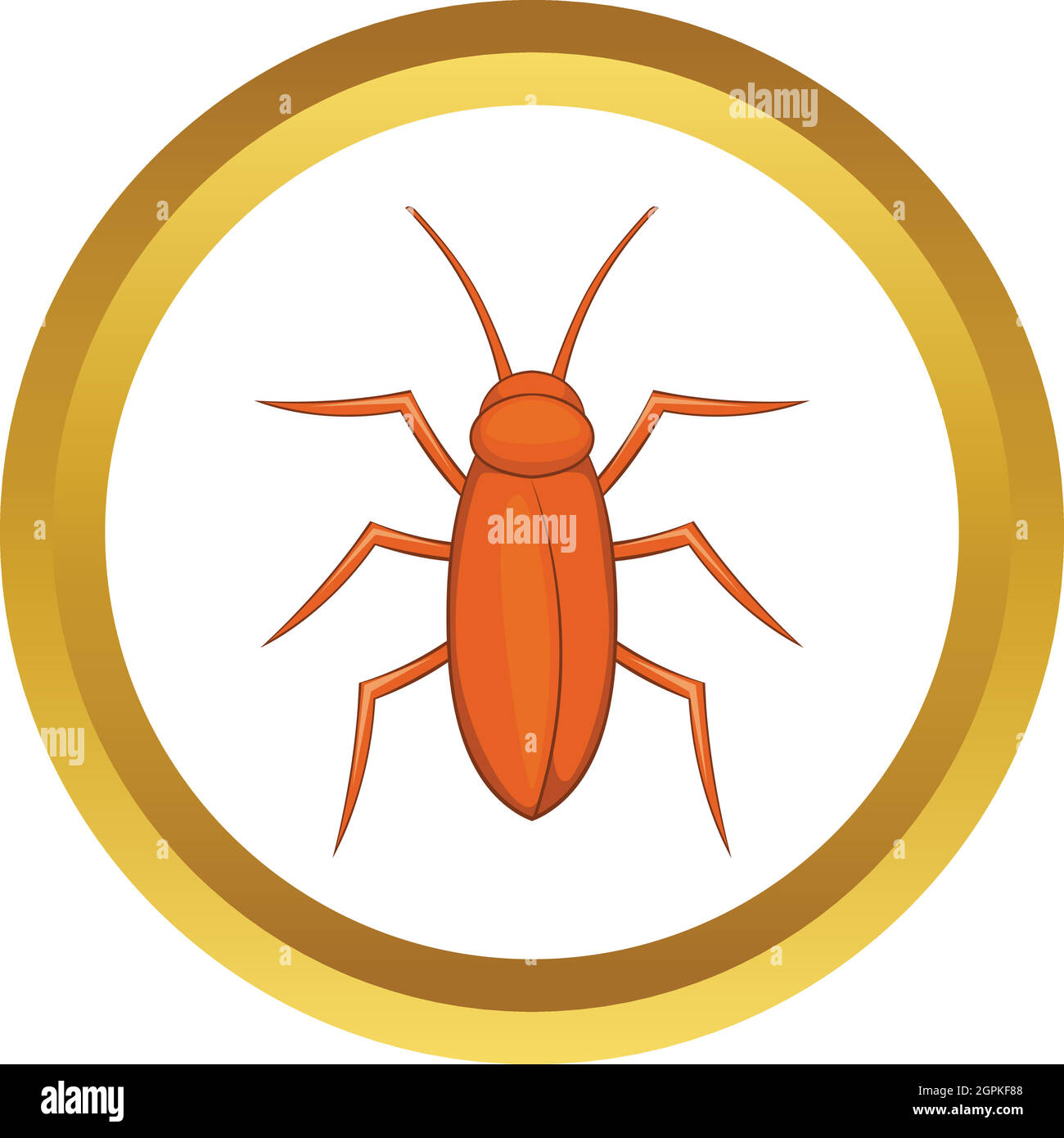 Cockroach vector icon Stock Vector Image & Art - Alamy
