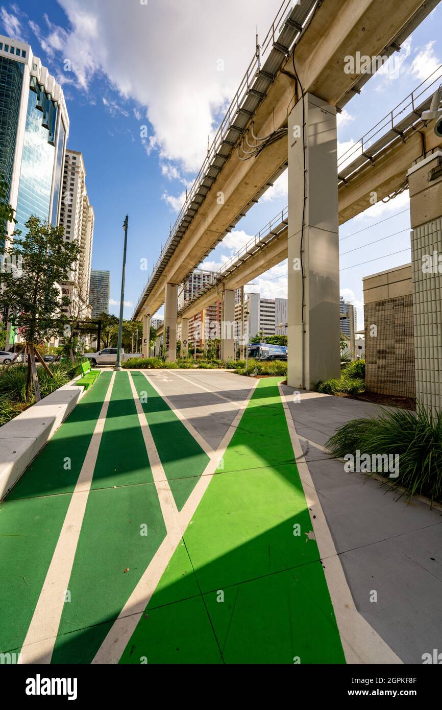 Brickell, FL, USA - September 26, 2021: Photo of the new Underline ...