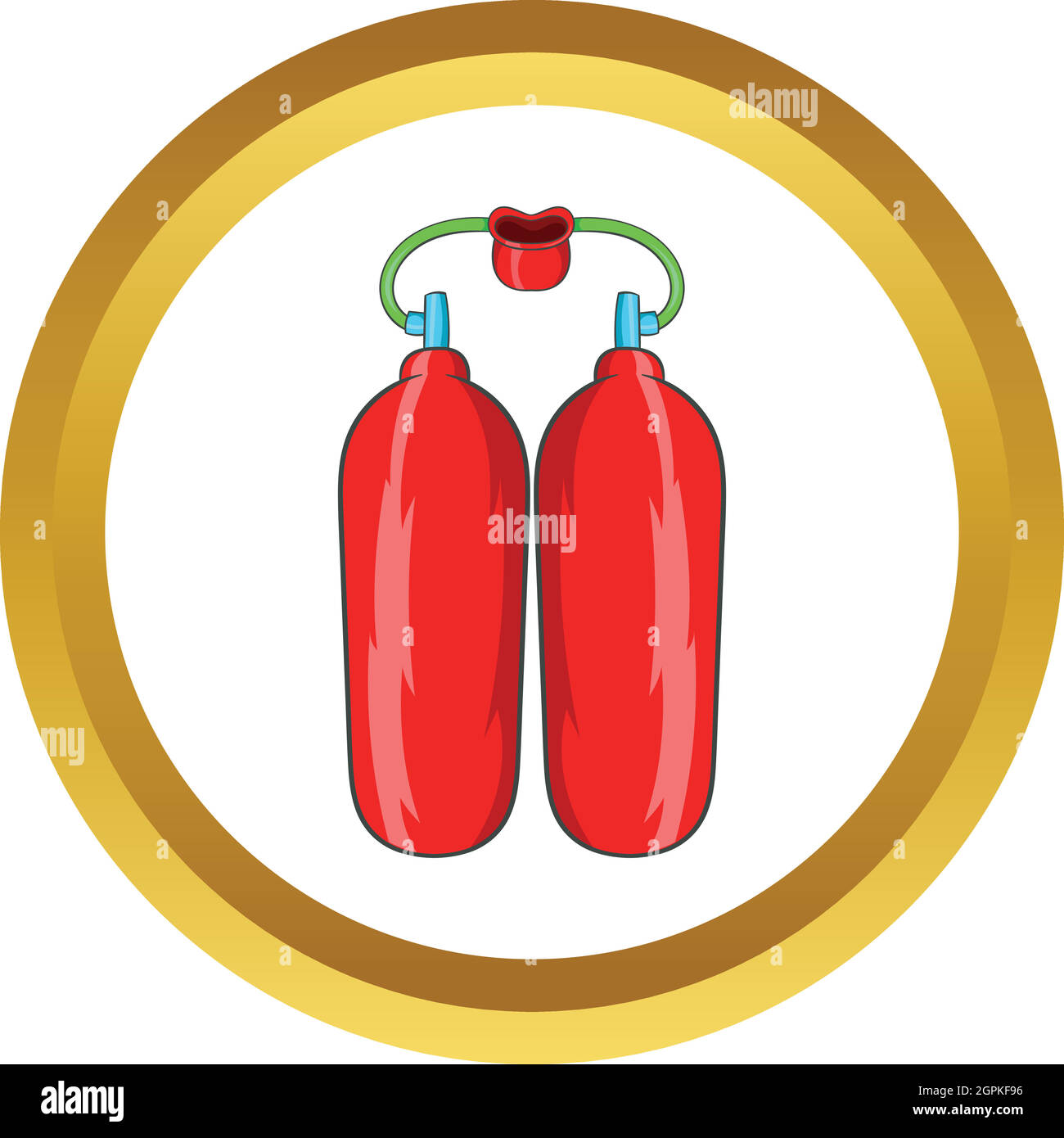 Diving scuba tank vector hi-res stock photography and images - Alamy