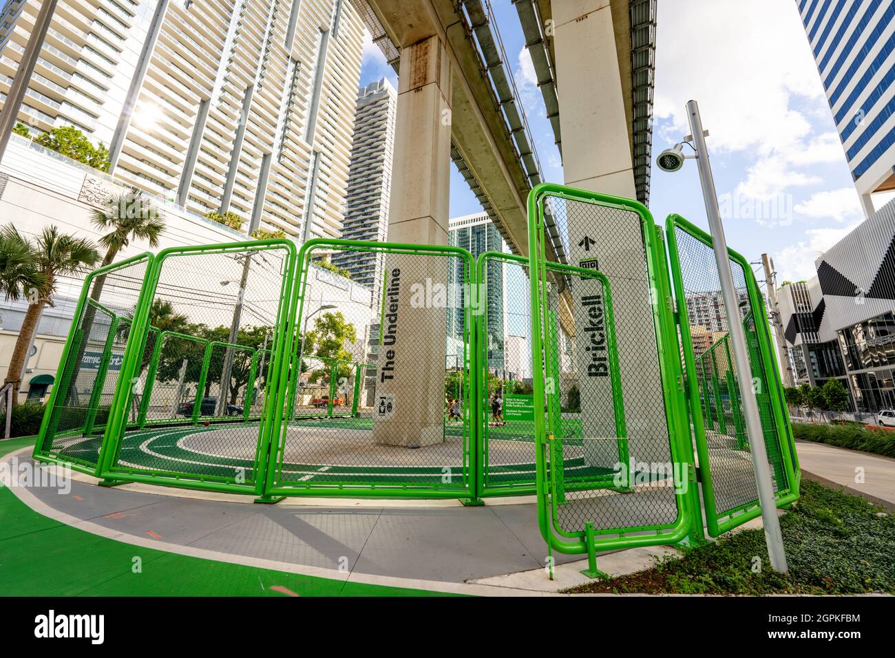 Brickell, FL, USA - September 26, 2021: Photo of the new Underline ...