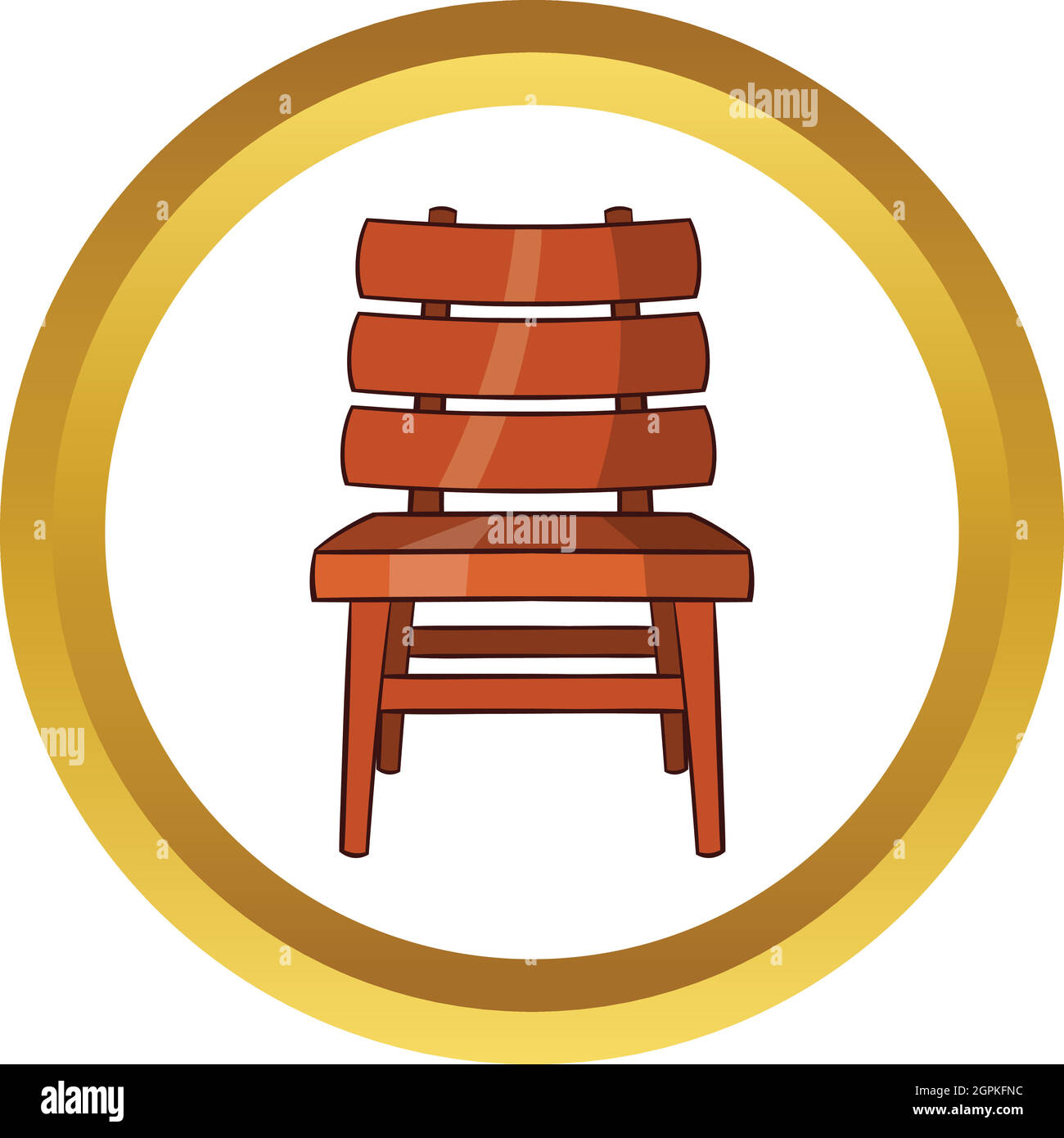 Chair vector icon, cartoon style Stock Vector Image & Art - Alamy