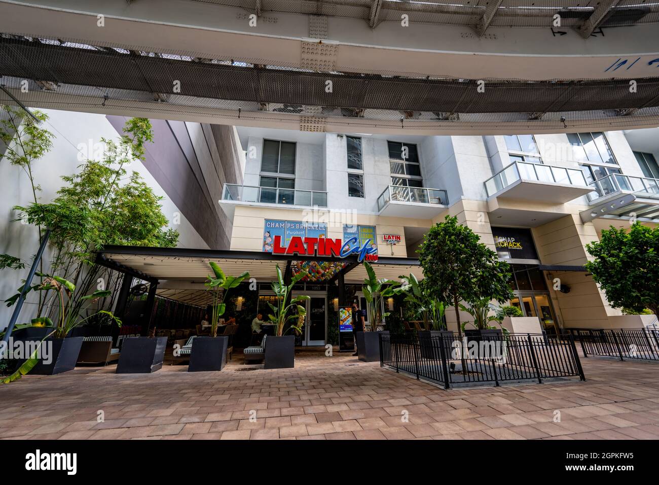 brickell, FL, USA - September 26, 2021: Latin Cafe 2000 Brickell Miami ...