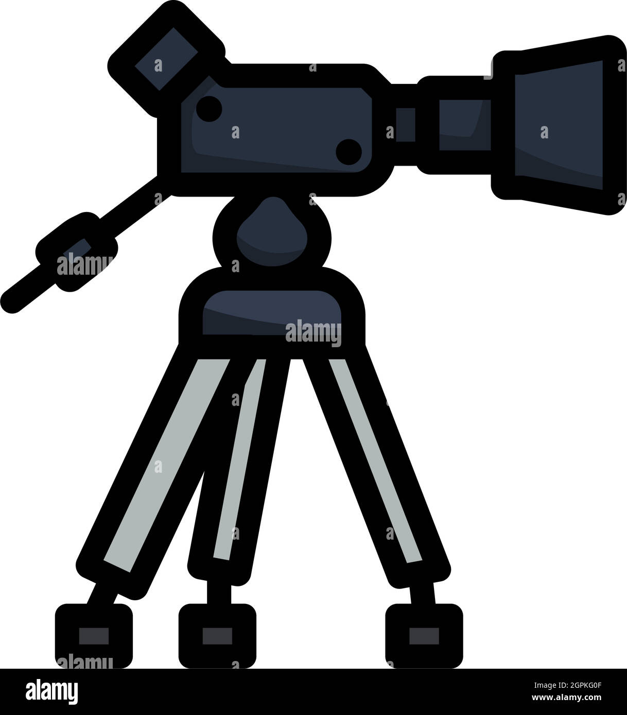 Tv cameraman camera man Stock Vector Images - Alamy