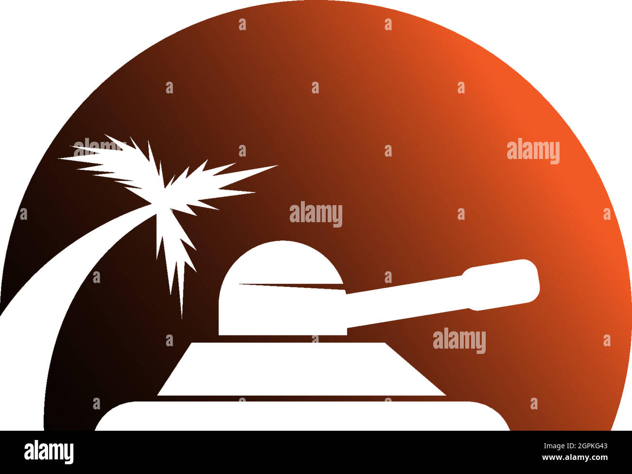 Military Tank, Army Tank icon logo design template Stock Vector Image ...