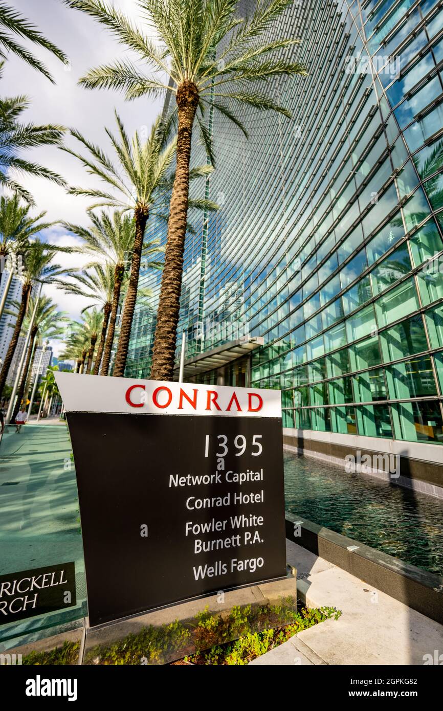 Brickell arch tower low angle hi-res stock photography and images - Alamy