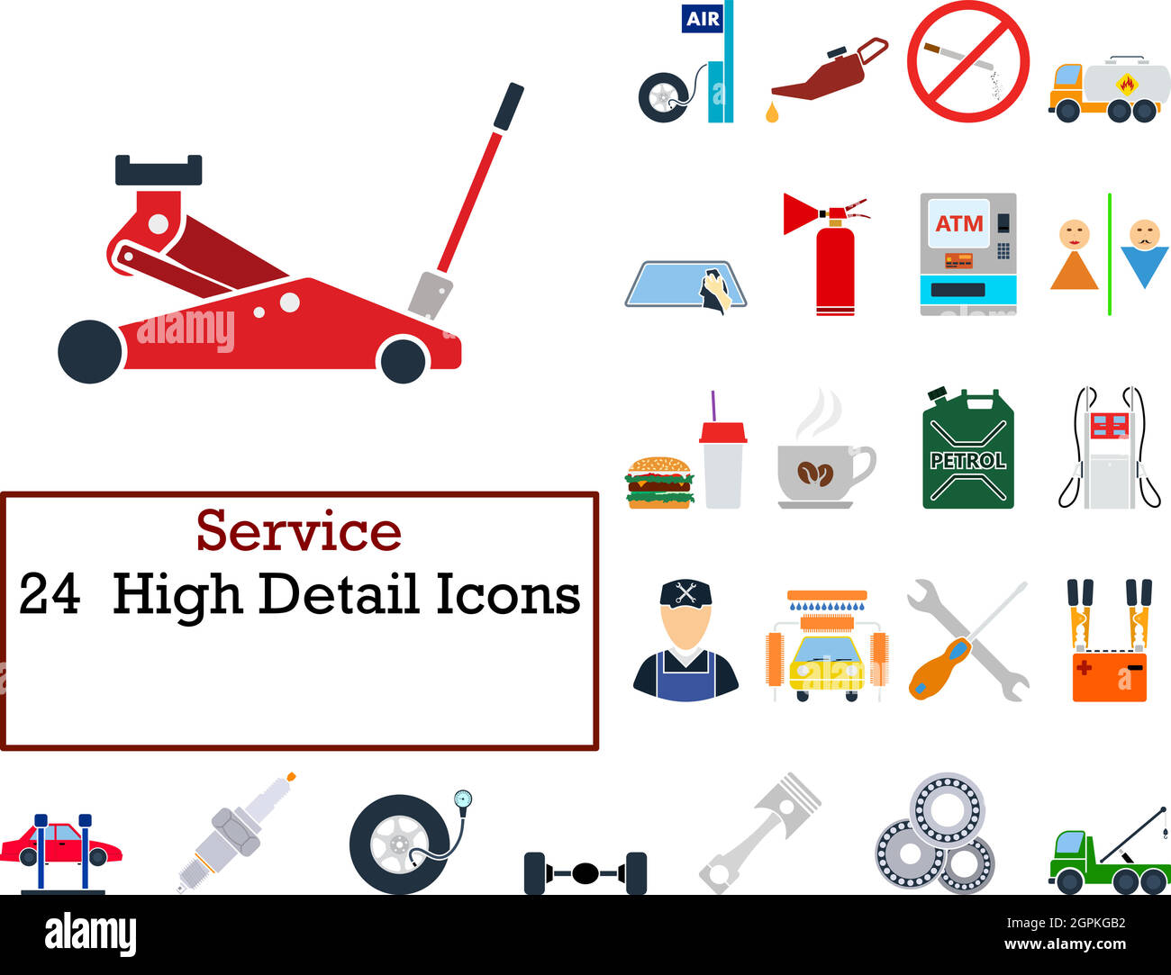 Service Icon Set Stock Vector Image & Art - Alamy