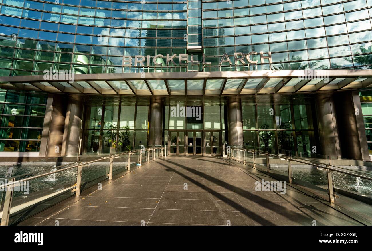 Brickell arch hi-res stock photography and images - Alamy