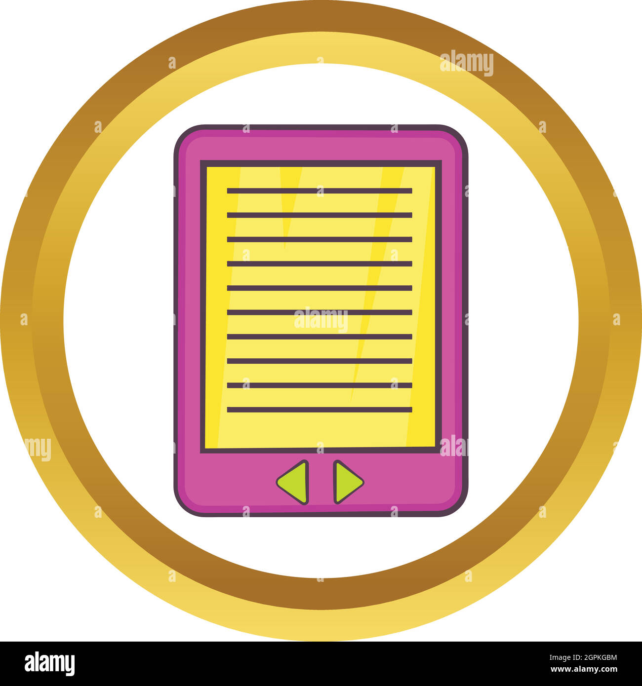 E-book vector icon Stock Vector Image & Art - Alamy