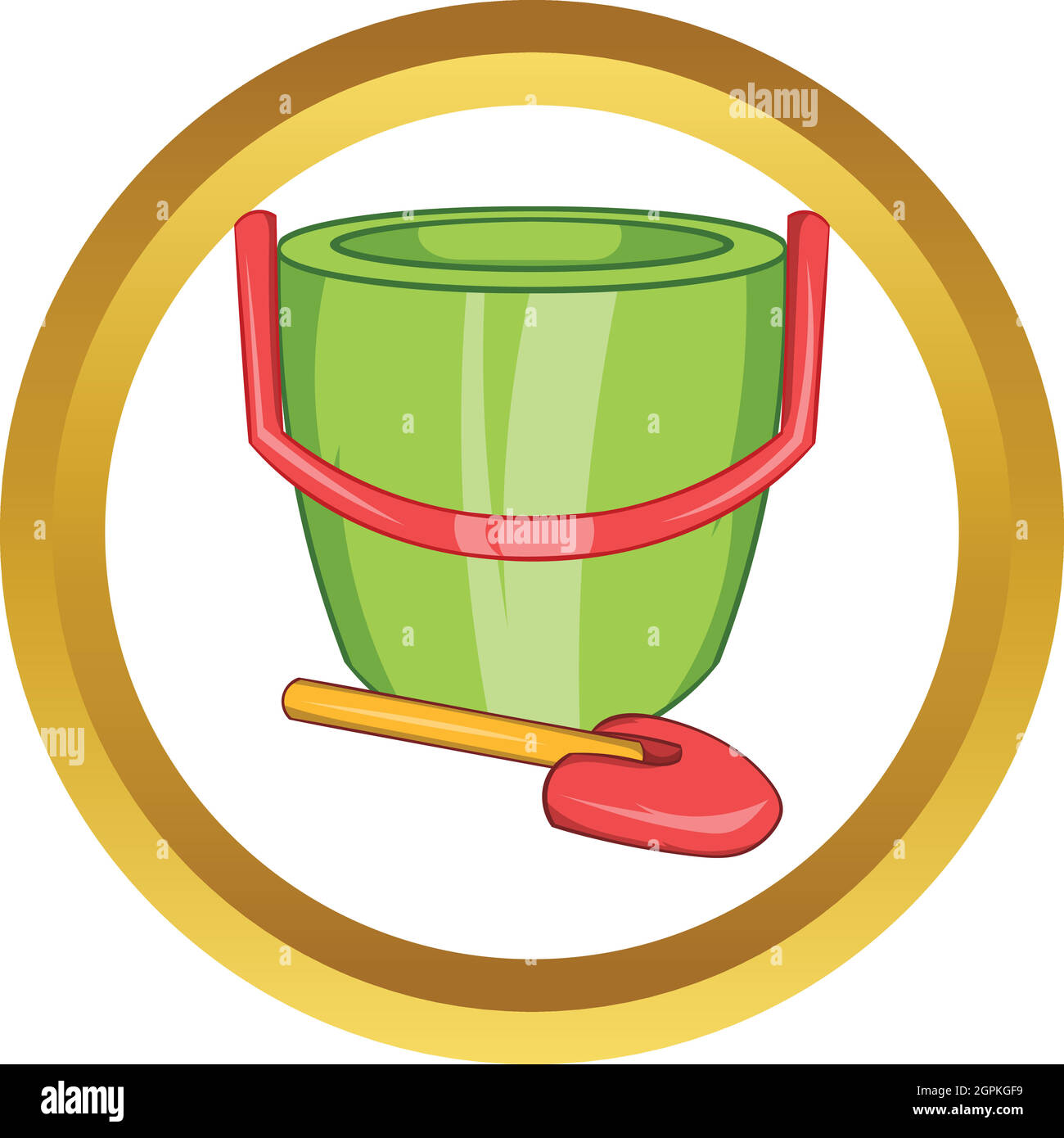 Children bucket with shovel vector icon Stock Vector Image & Art - Alamy Children bucket with shovel vector icon Stock Vector Image & Art - Alamy