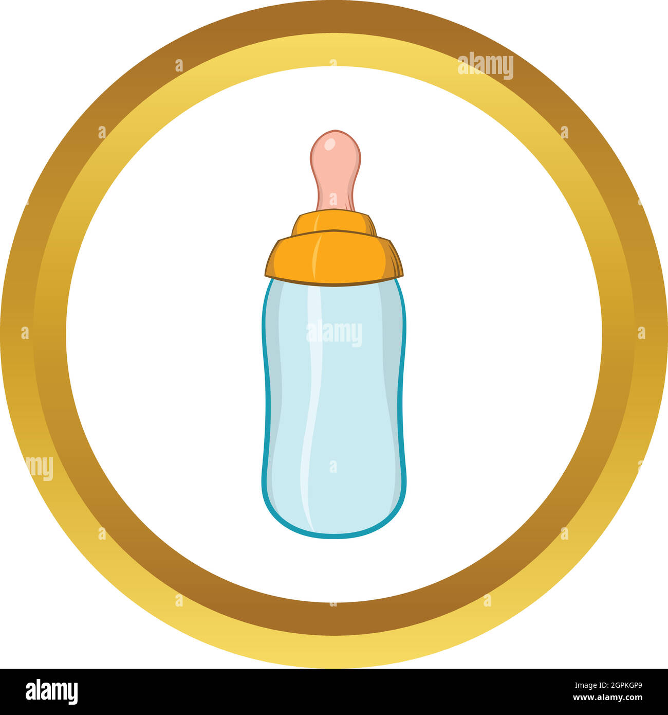 Bottle feeding vector icon, cartoon style Stock Vector Image & Art - Alamy