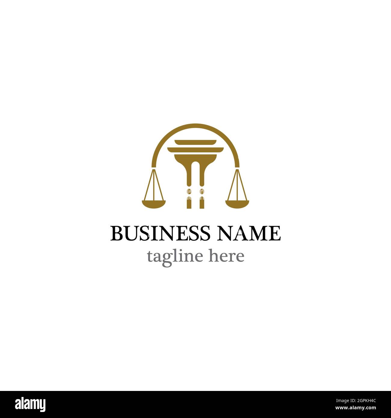 Law logo template vector icon design Stock Photo - Alamy