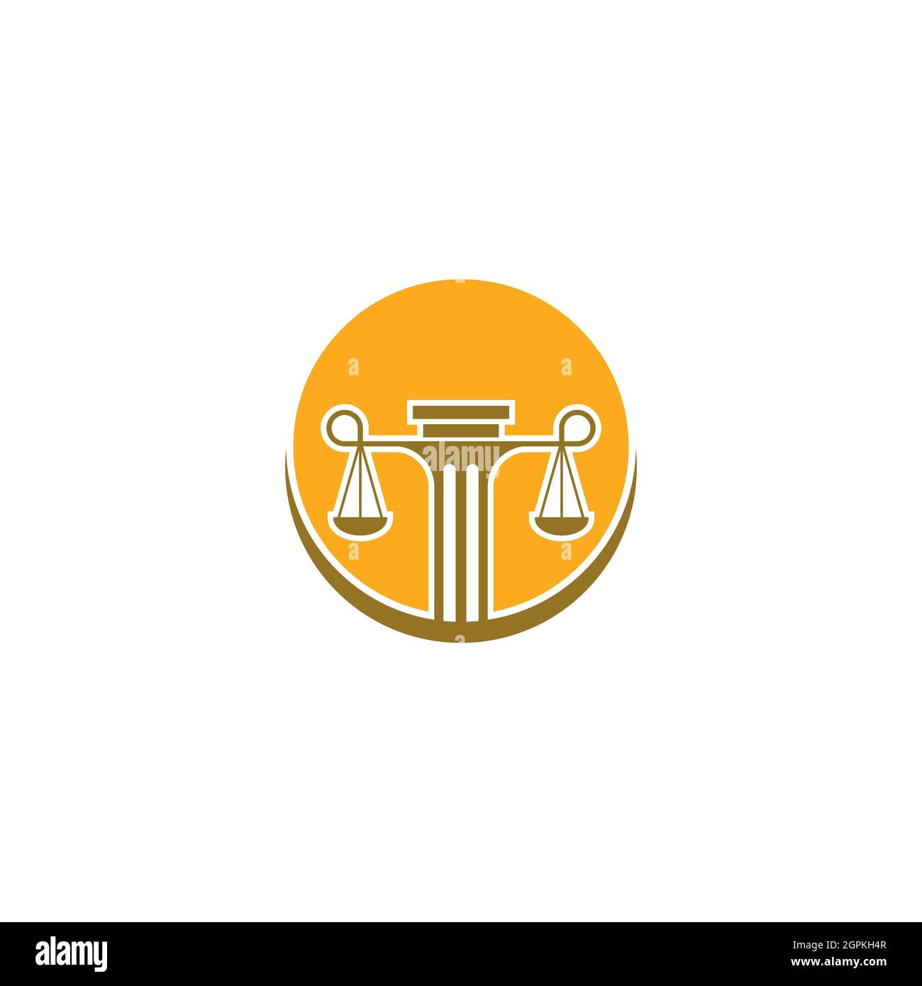 Law logo template vector icon design Stock Photo - Alamy