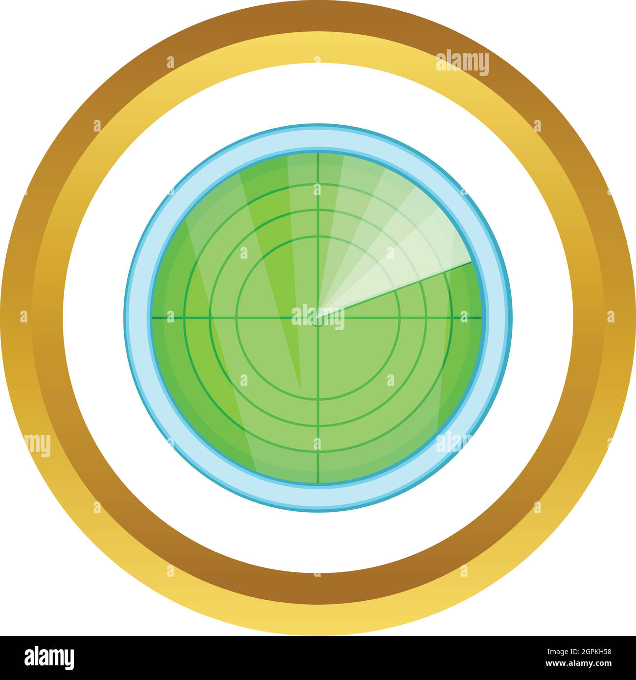 Radar vector icon Stock Vector Image & Art - Alamy