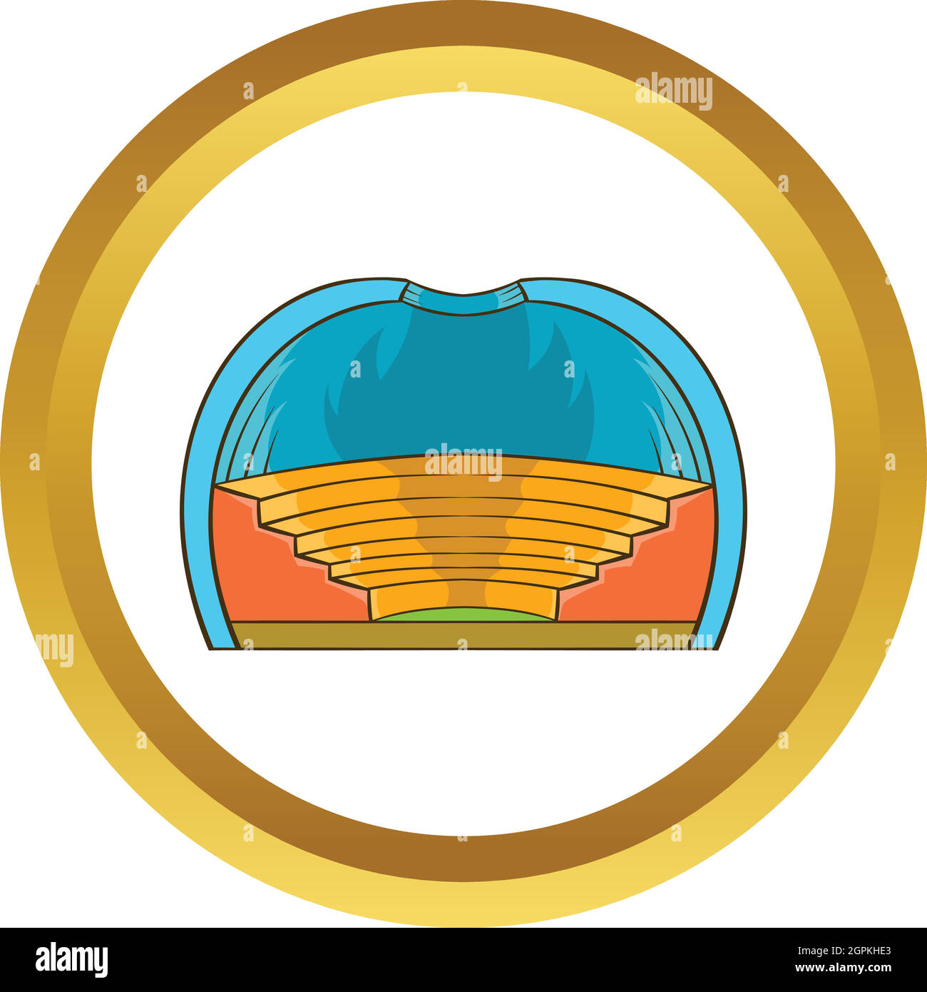 Indoor stadium vector icon Stock Vector Image & Art - Alamy