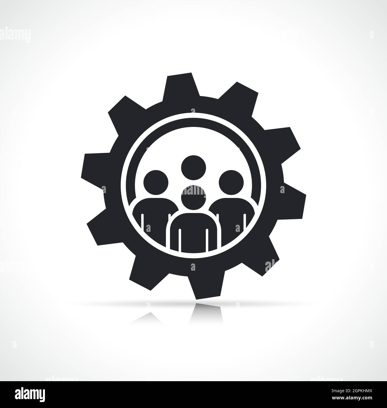 Vector business work team icon Stock Vector Image & Art - Alamy