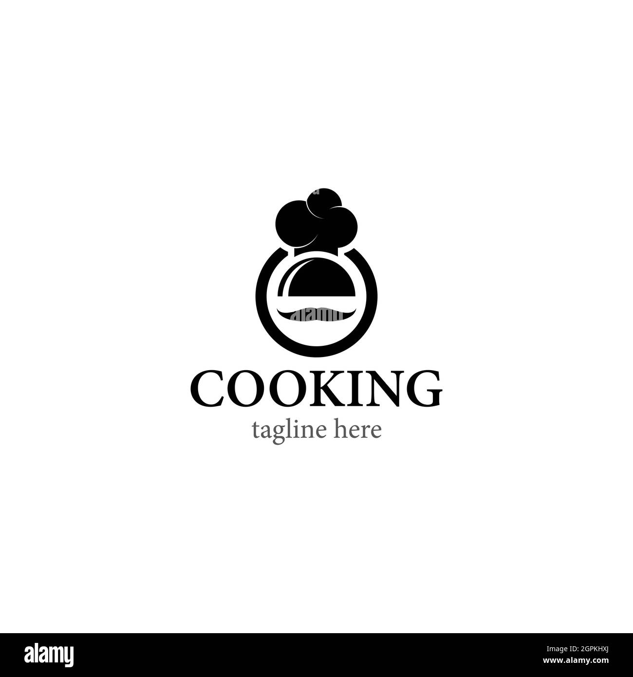 Cooking logo vector template design Stock Photo - Alamy