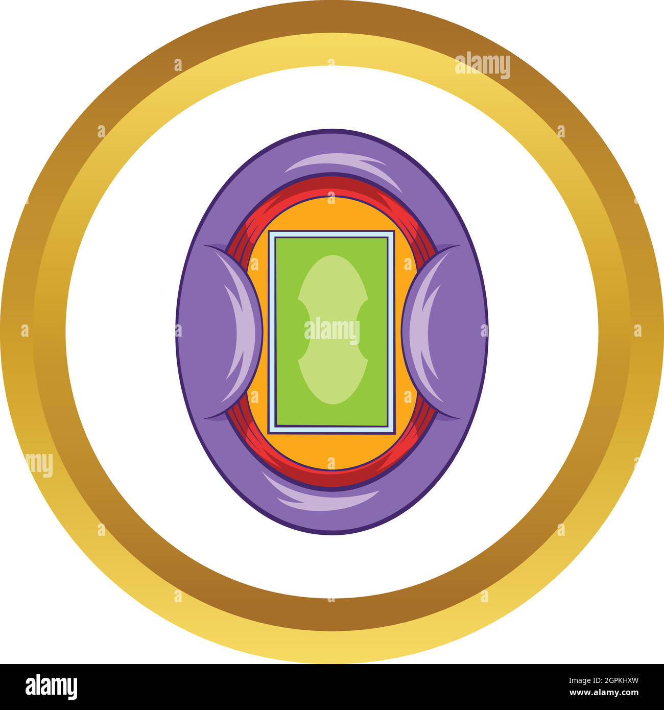 Championship match oval Stock Vector Images - Alamy