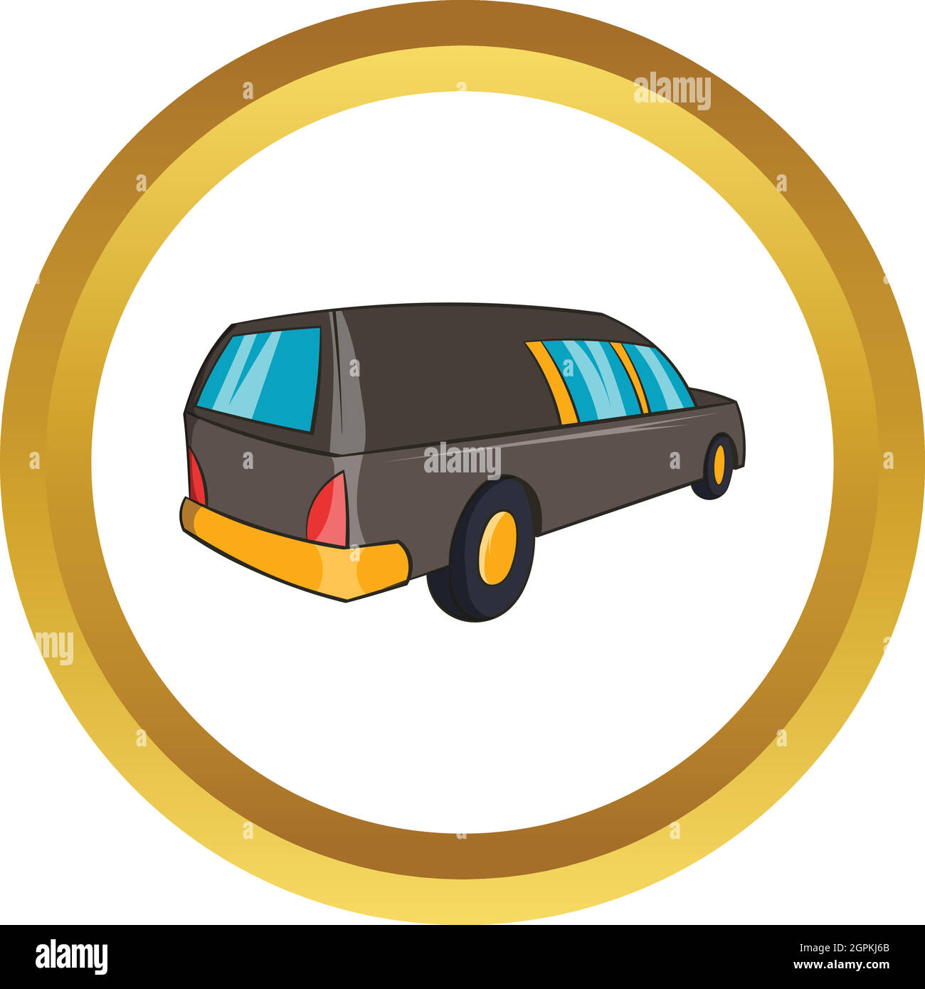Hearse vector icon Stock Vector Image & Art - Alamy