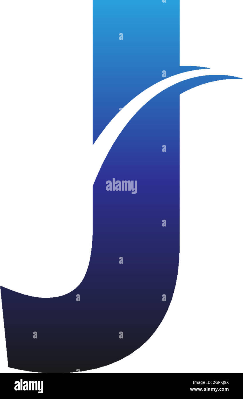 J logo design Stock Vector Images - Alamy