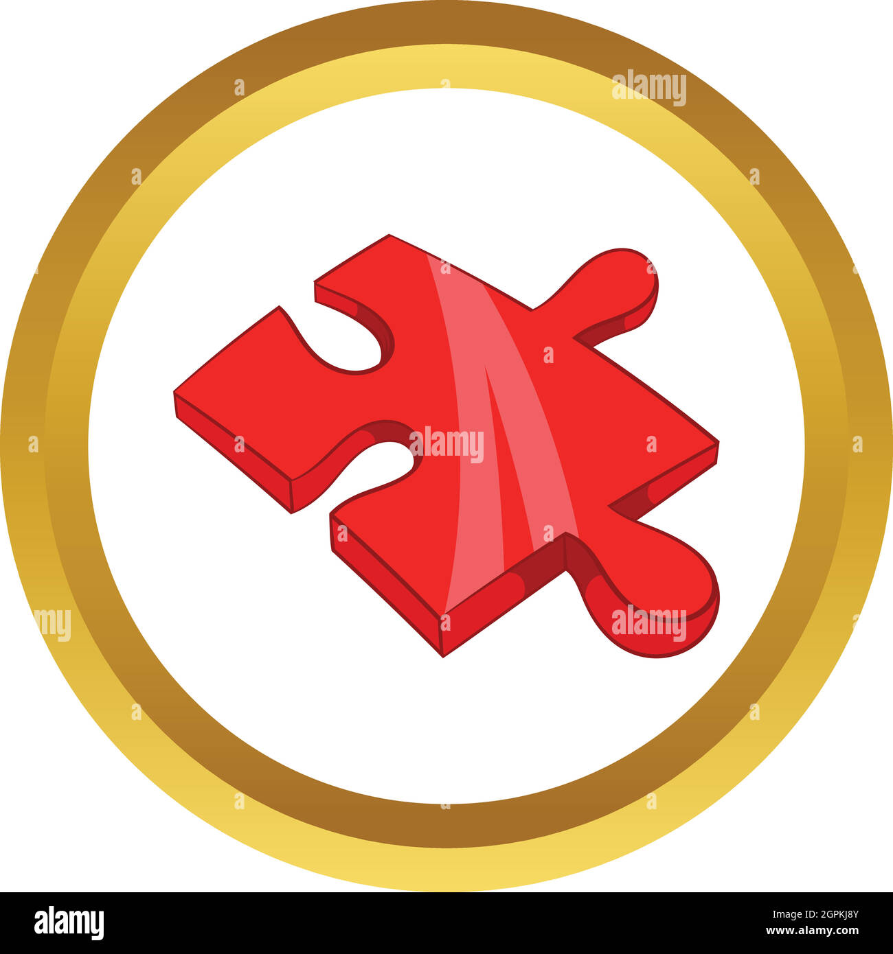 Puzzle game icon cartoon Stock Vector Images - Alamy