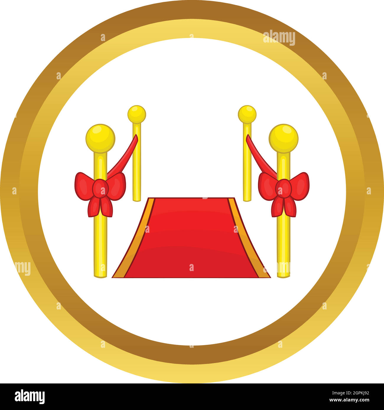 Red carpet vector icon Stock Vector Image & Art - Alamy