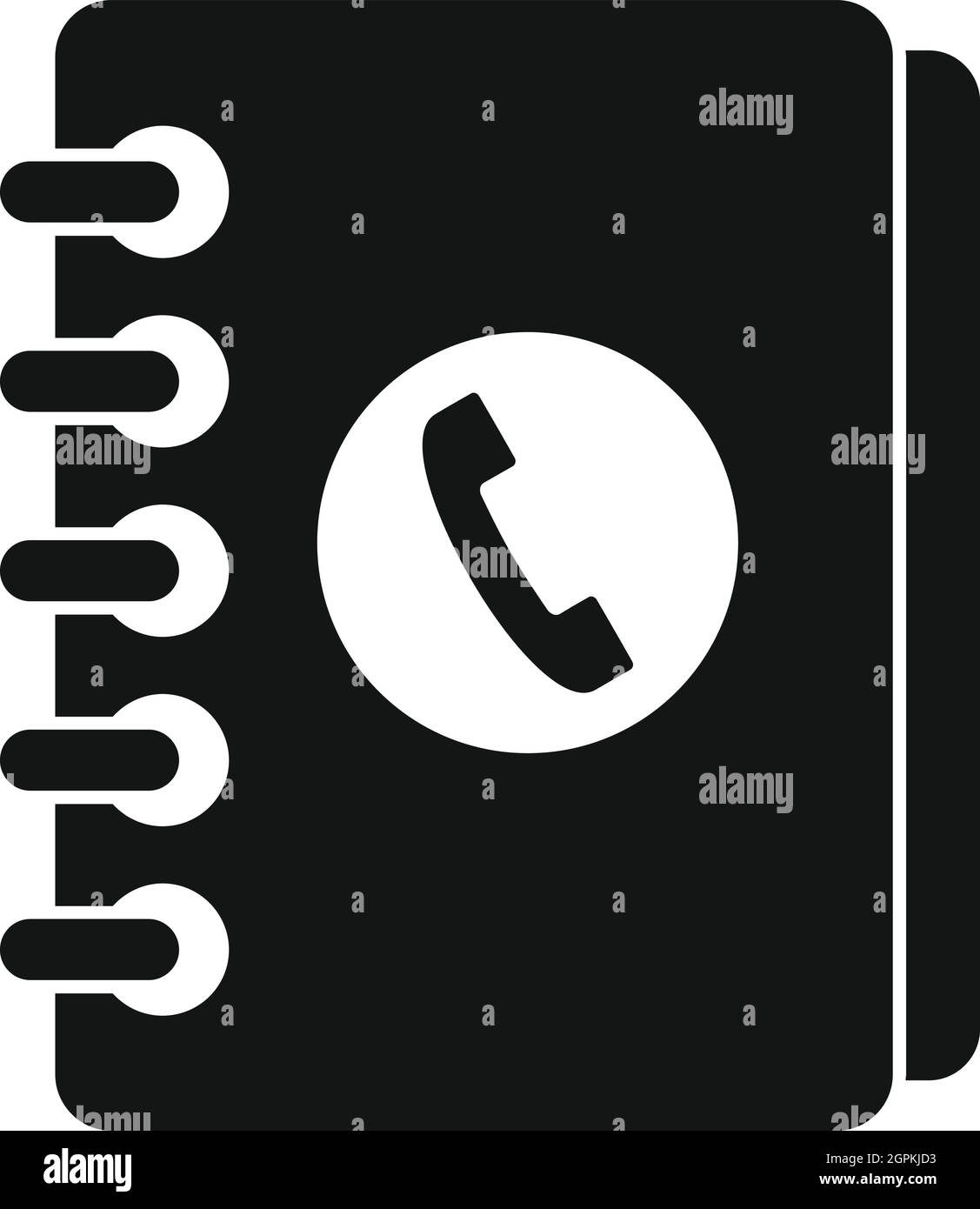 Contact book icon simple hi-res stock photography and images - Alamy