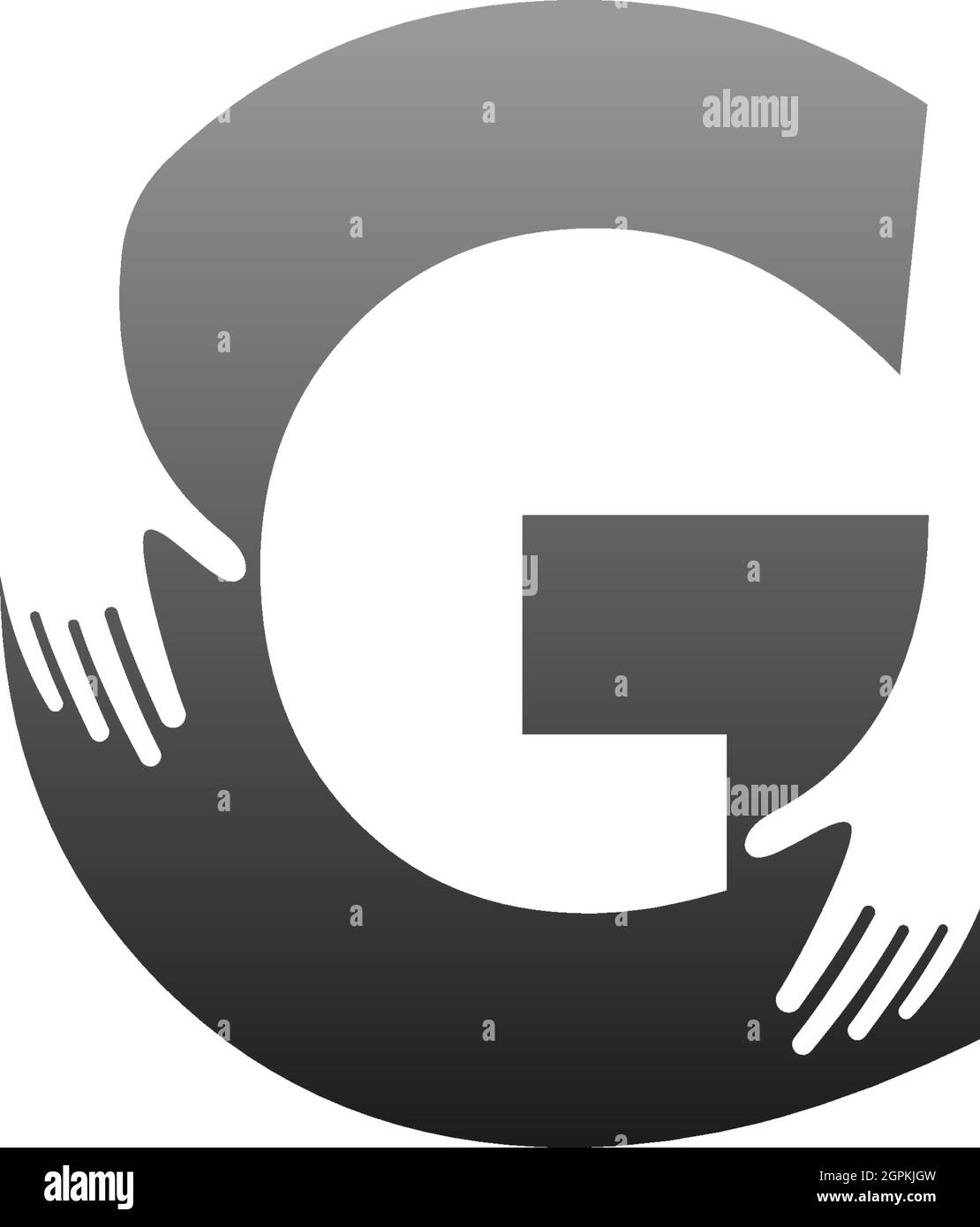 Initial logo template icon Black and White Stock Photos & Images - Alamy