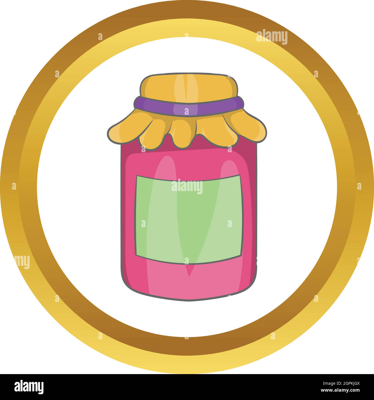 Delicious jelly dessert in Stock Vector Images - Alamy