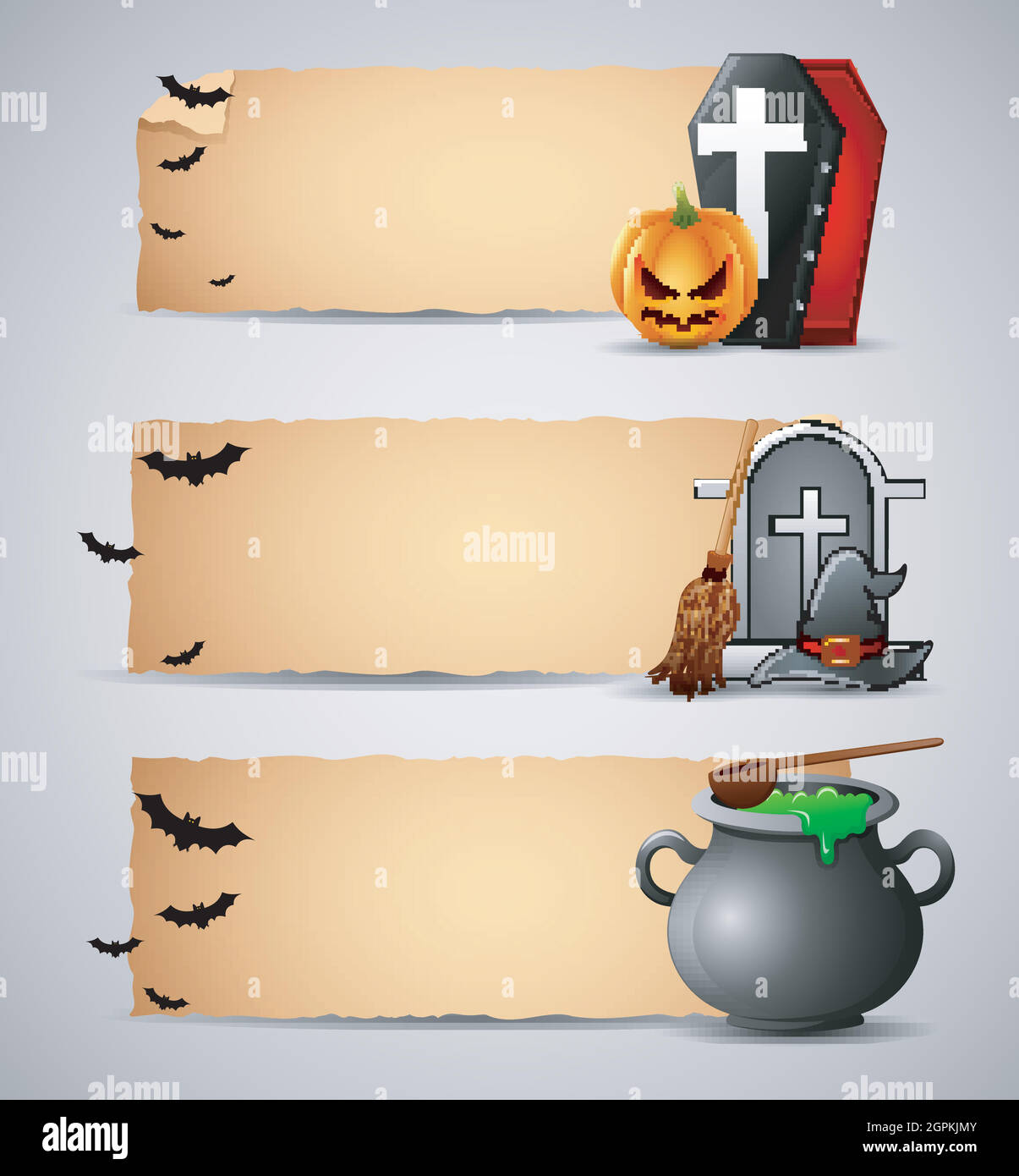 Banner halloween Stock Vector Images - Alamy