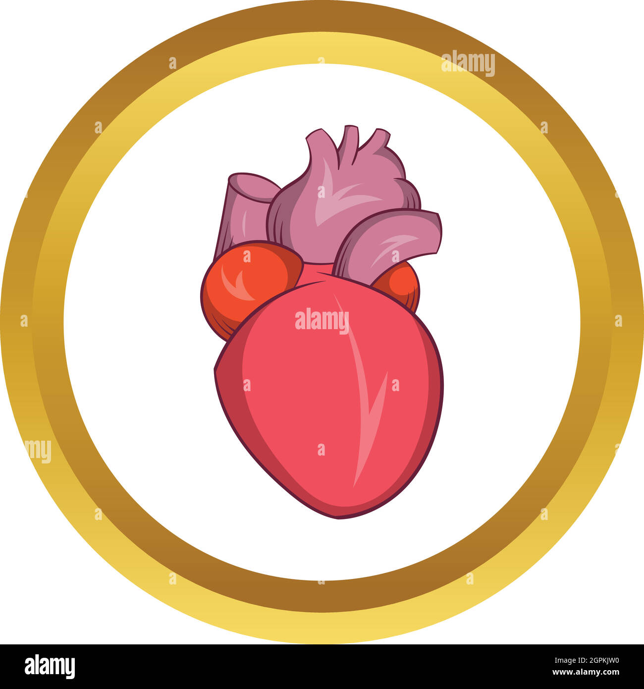 Heart heartbeat symbol drawn Stock Vector Images - Alamy