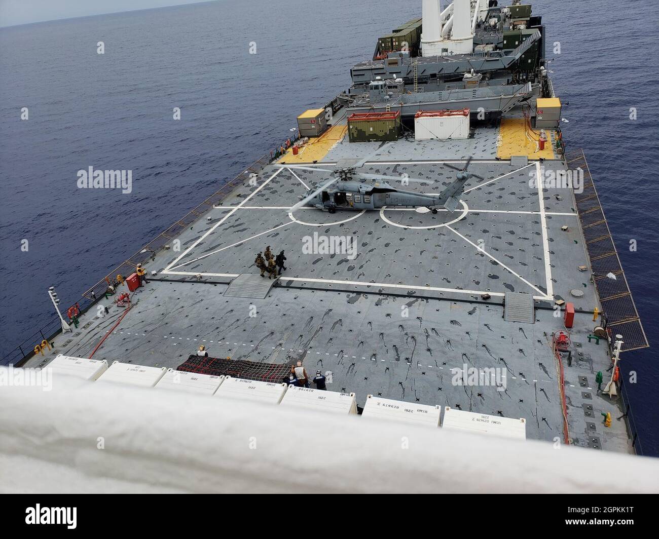 GUAM -- Military Sealift Command’s prepositioning and seabasing ship ...